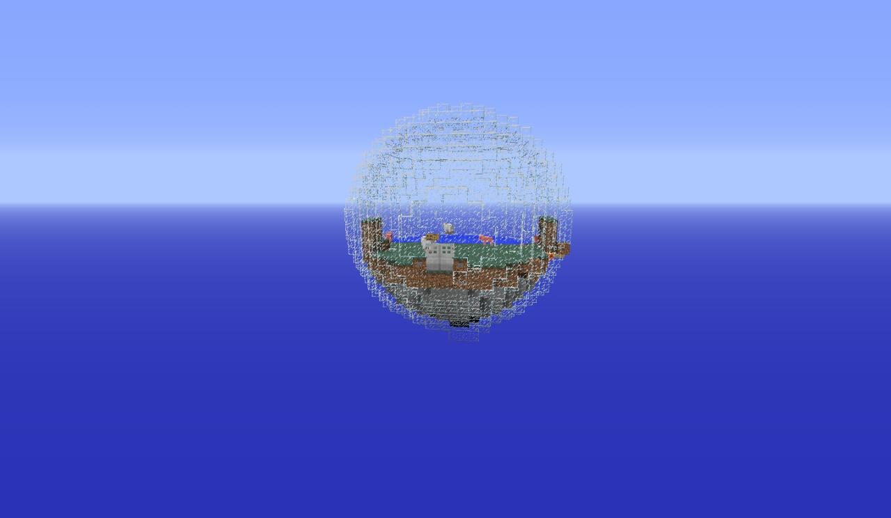 Sky block'n spheres Minecraft Map