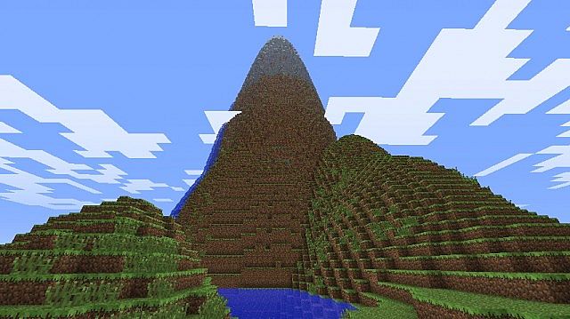Awesome mountain terrain for mapmaking/survivaling Minecraft Map