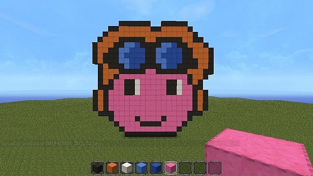 Yogscast Pixel Art Minecraft Map