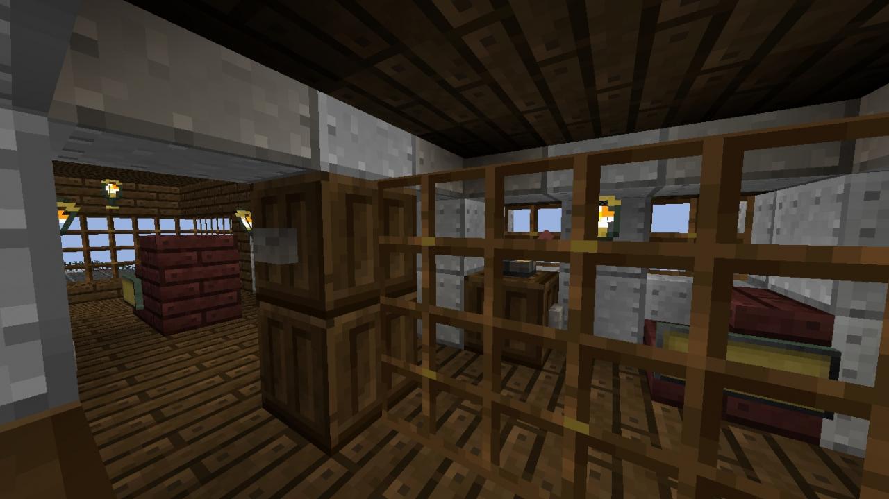 Avenger Class Sloop Airship Minecraft Map