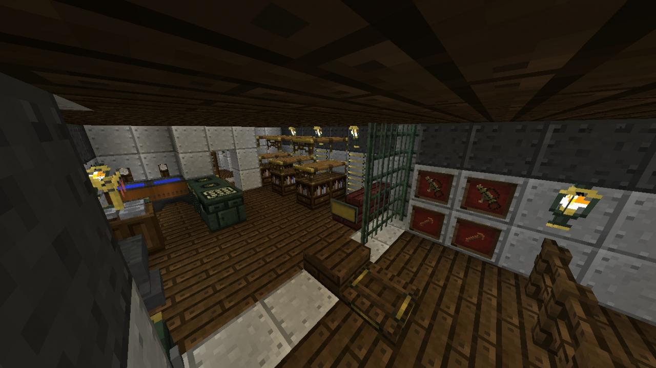 Avenger Class Sloop Airship Minecraft Map