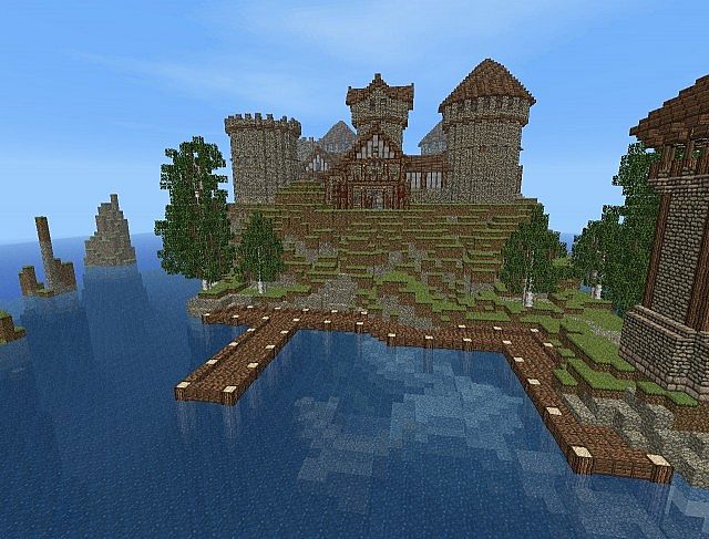 Island Castle [DOWNLOAD] Minecraft Map