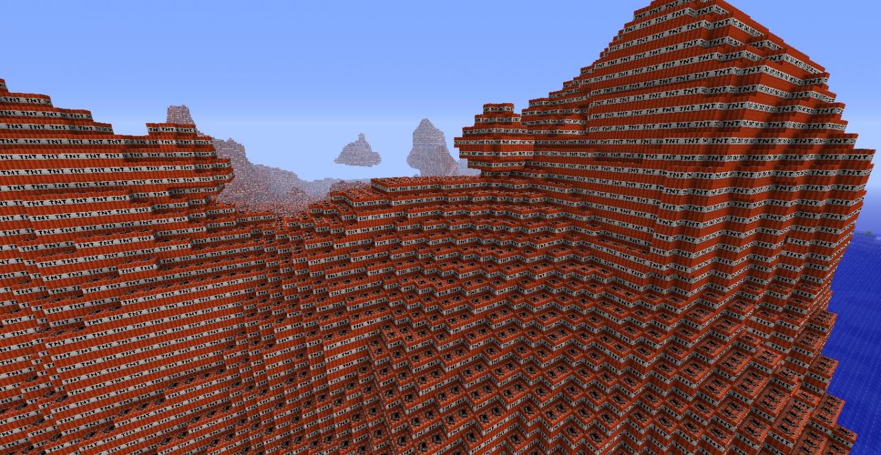 TNT Island (A custom map by haydenjc2000 and gabsterH) Minecraft Map