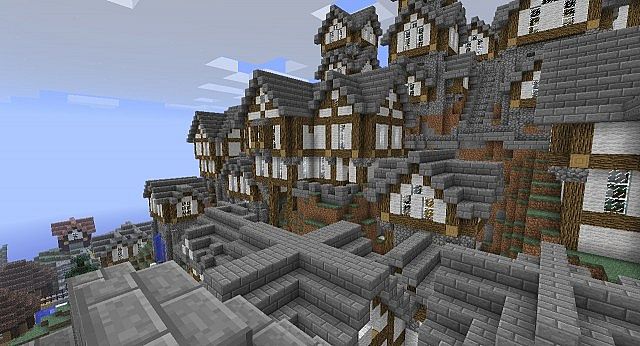 Aeratal Mountainside City by blakedolak [DOWNLOAD AVAILABLE] Minecraft Map