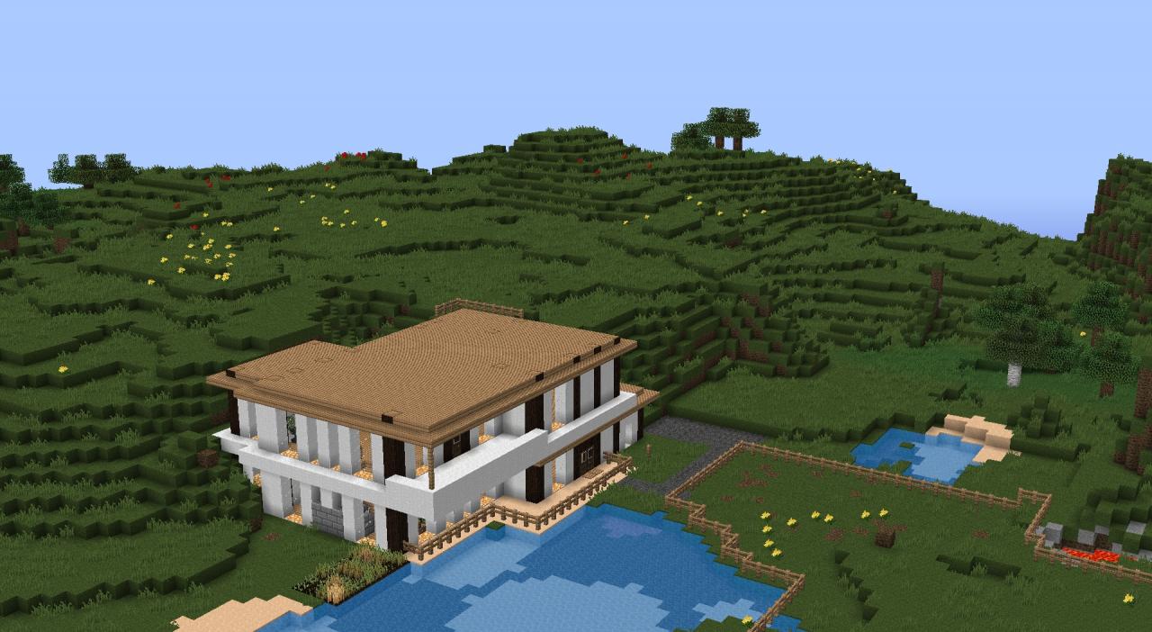 The Modern Horse Ranch Minecraft Map