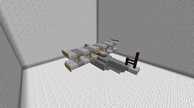 Flying Bi-Plane Model Minecraft Map