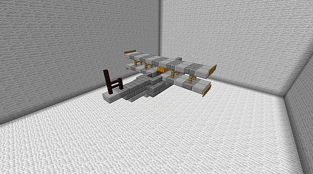Flying Bi-Plane Model Minecraft Map