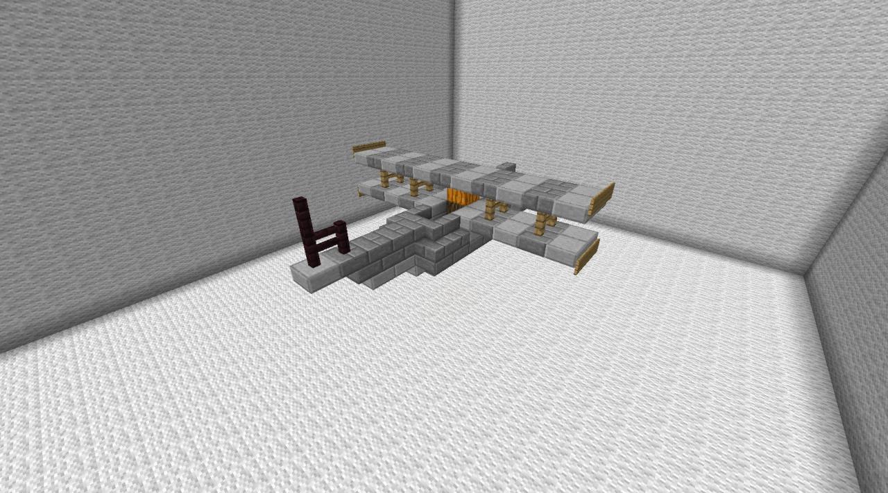 Flying Bi-Plane Model Minecraft Map