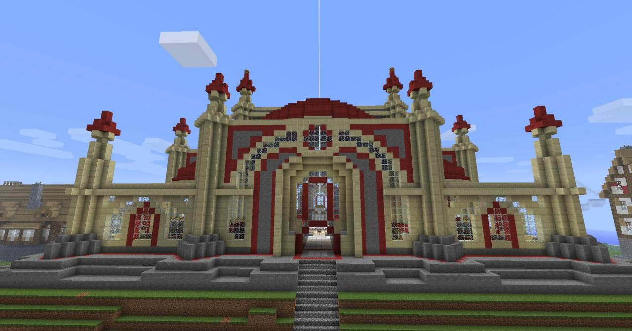 Crimson Temple Minecraft Map