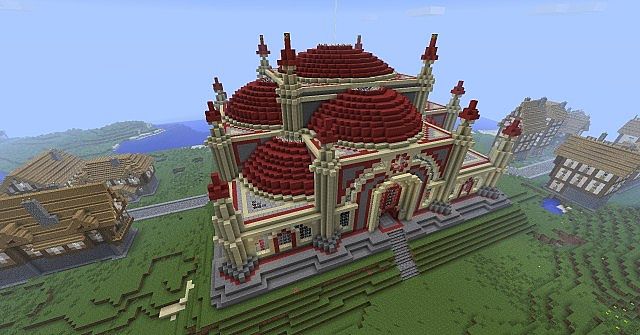 Crimson Temple Minecraft Map