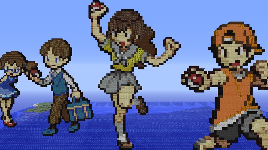Pokemon Black NPC's Minecraft Map