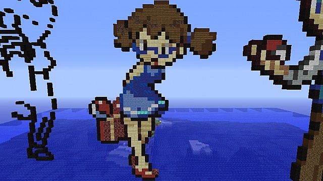 Pokemon Black NPC's Minecraft Map