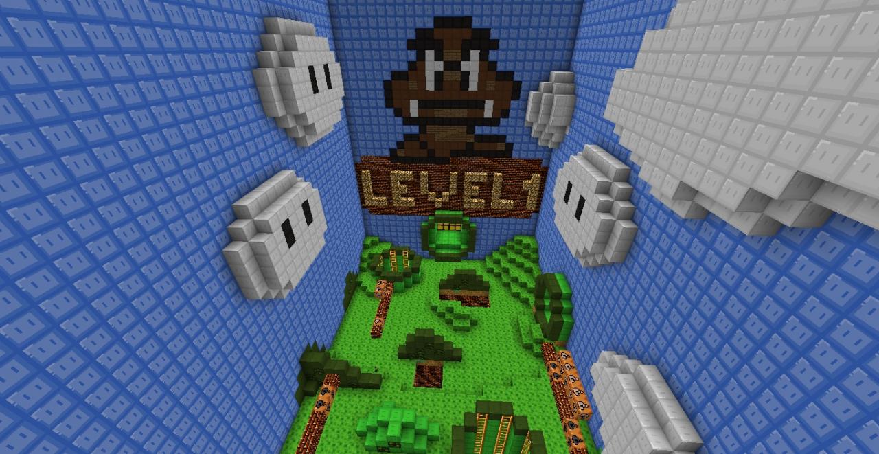 SUPER MARIO DASH! Minecraft Map