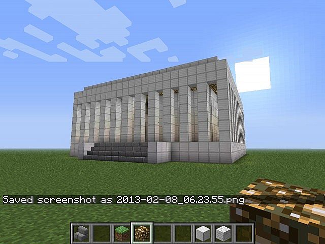 Lincoln memorial Minecraft Map