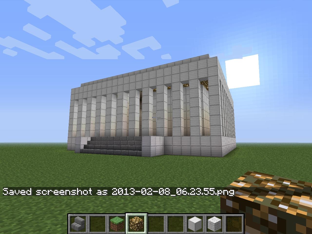 Lincoln memorial Minecraft Map