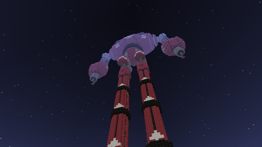 Flammenwanderer (giant robot) Minecraft Map
