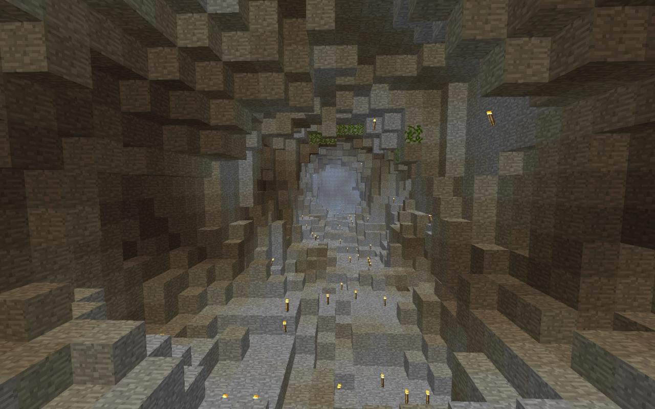 Torch Cave Minecraft Map