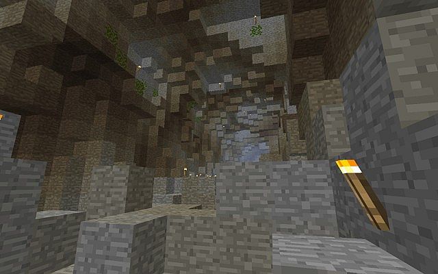 Torch Cave Minecraft Map