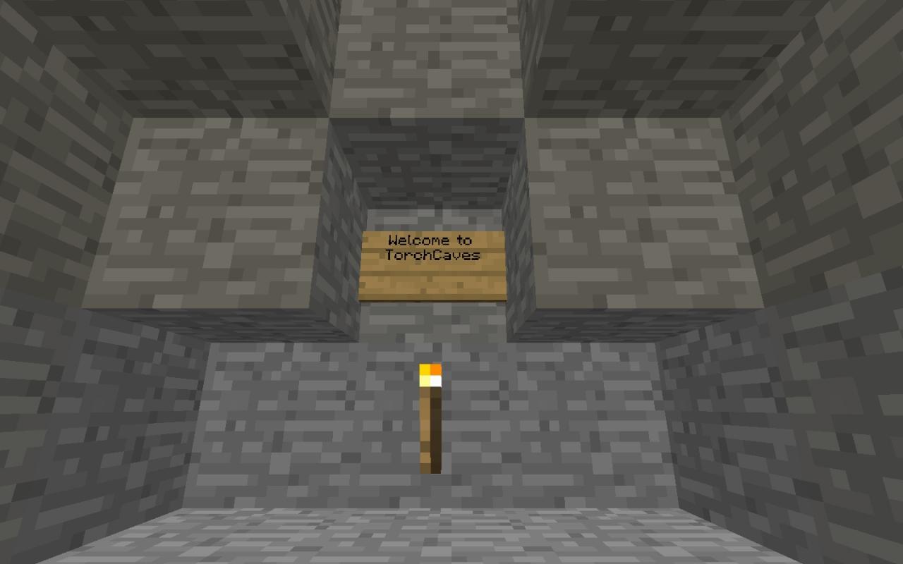 Torch Cave Minecraft Map