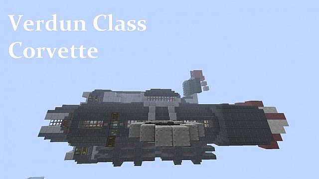 Verdun Class Corvette Airship Minecraft Map