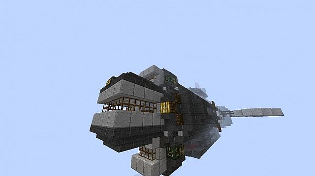 Verdun Class Corvette Airship Minecraft Map