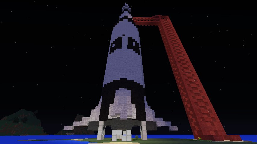 Apollo class rocket Minecraft Map