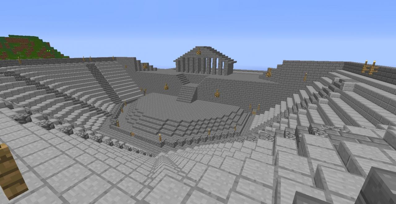 Greek Ampitheatre Minecraft Map