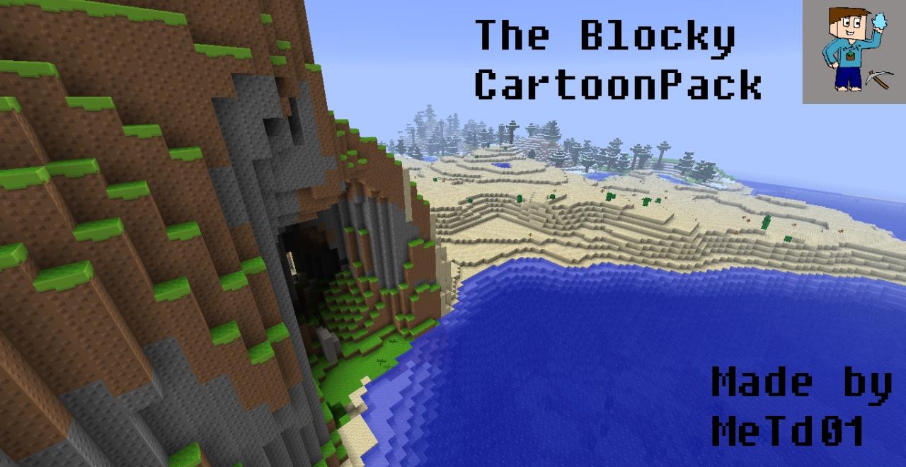 The Blocky CartoonPack Minecraft Texture Pack