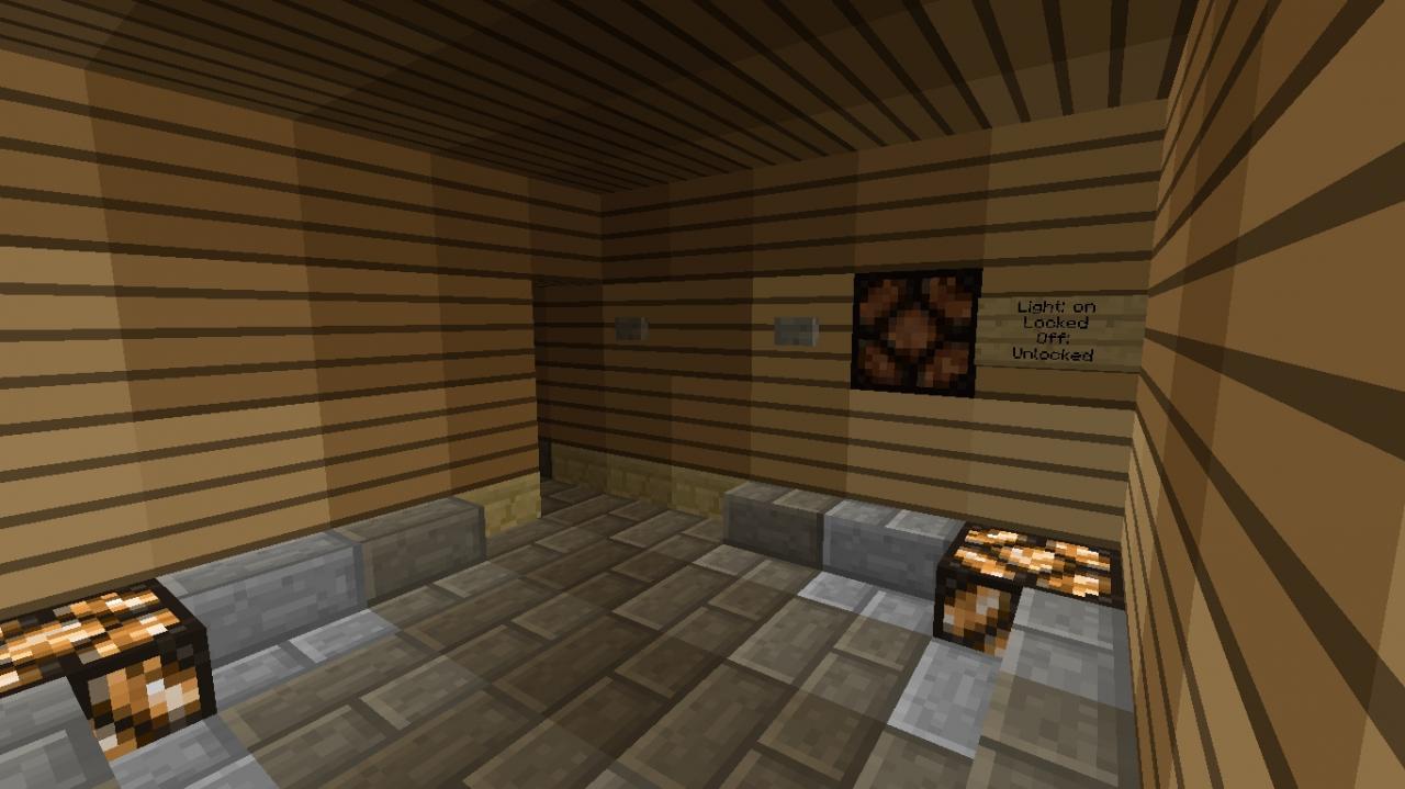Simple door lock (1.5+) Minecraft Map