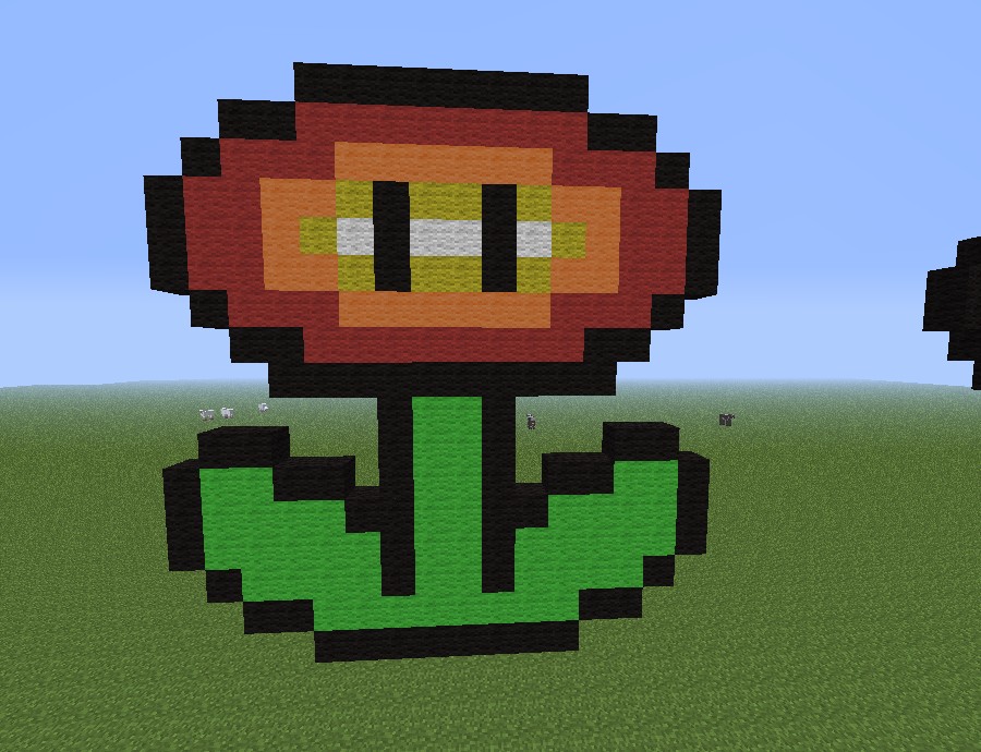 pixle art Minecraft Map