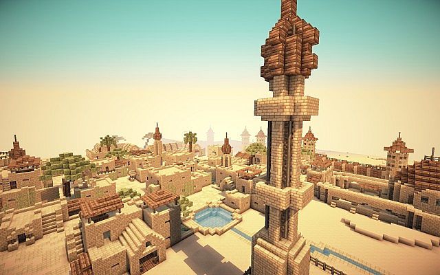 Desert City Minecraft Map