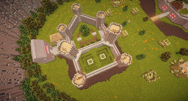 [PvP] 8 VS 8 - 2 Forts Minecraft Map