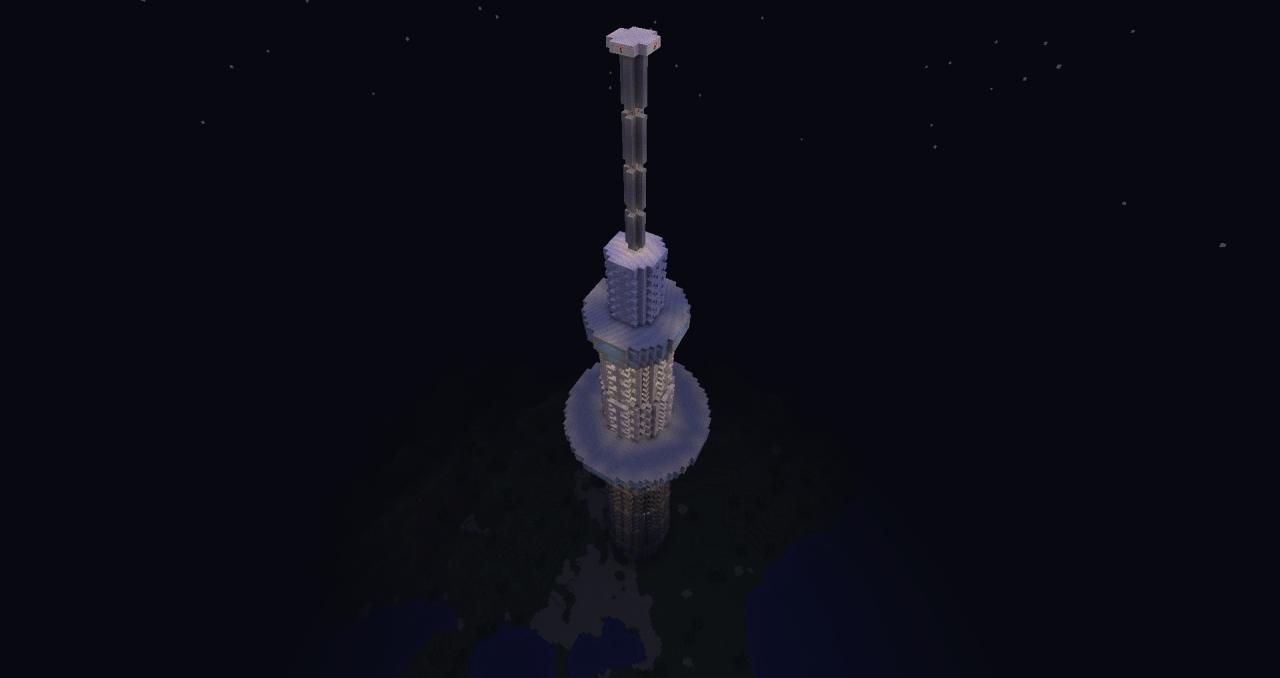 Tokyo Sky Tree Minecraft Map