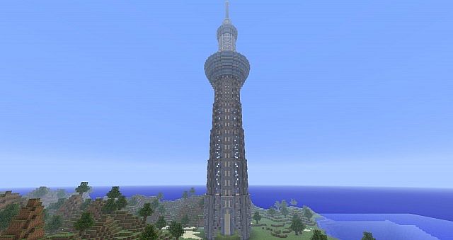 Tokyo Sky Tree Minecraft Map