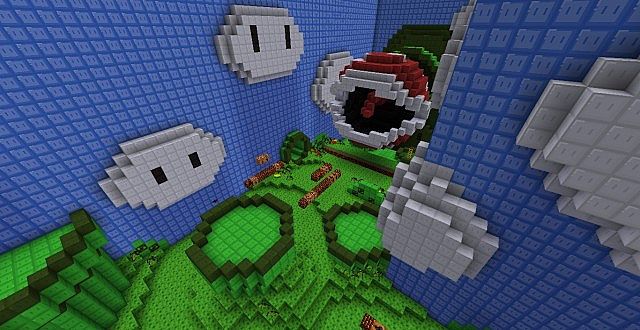 SUPER MARIO DASH! Minecraft Map