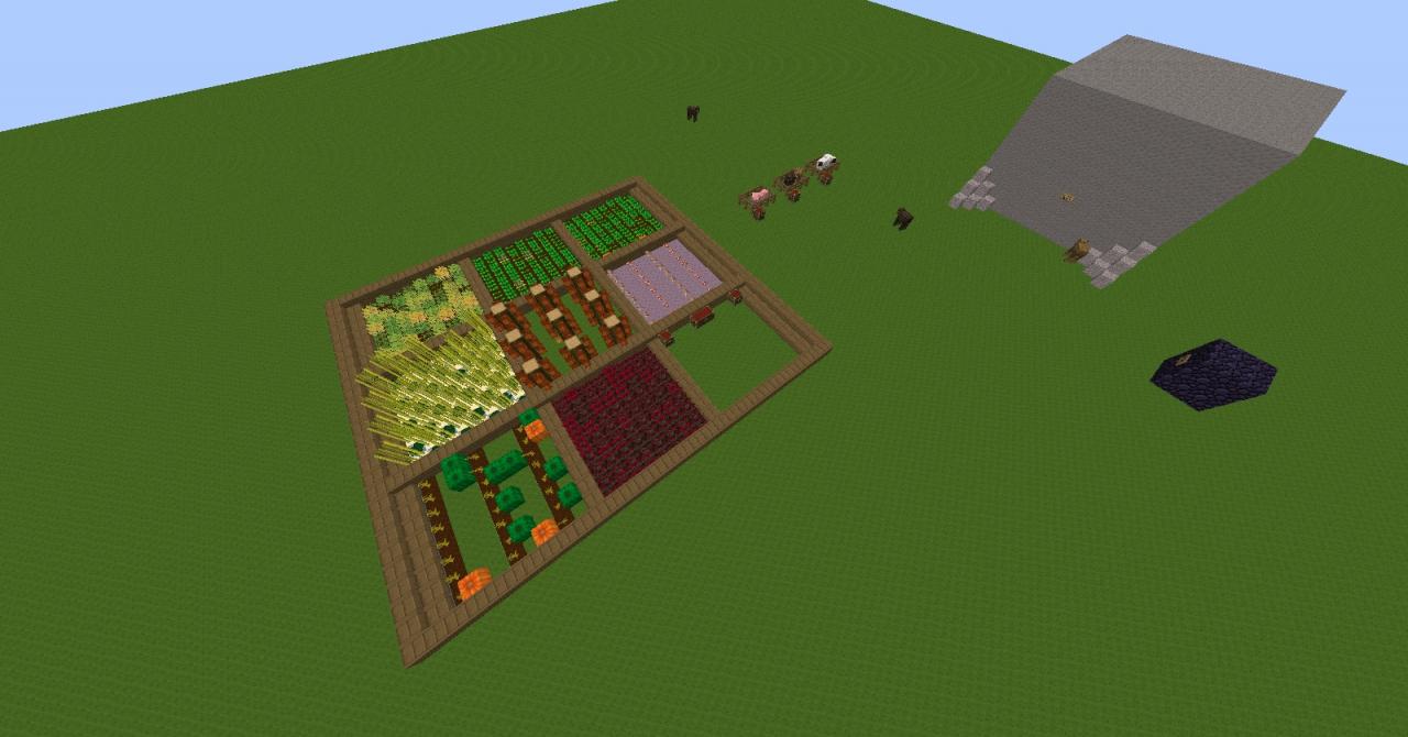 Flatland Survival Minecraft Map