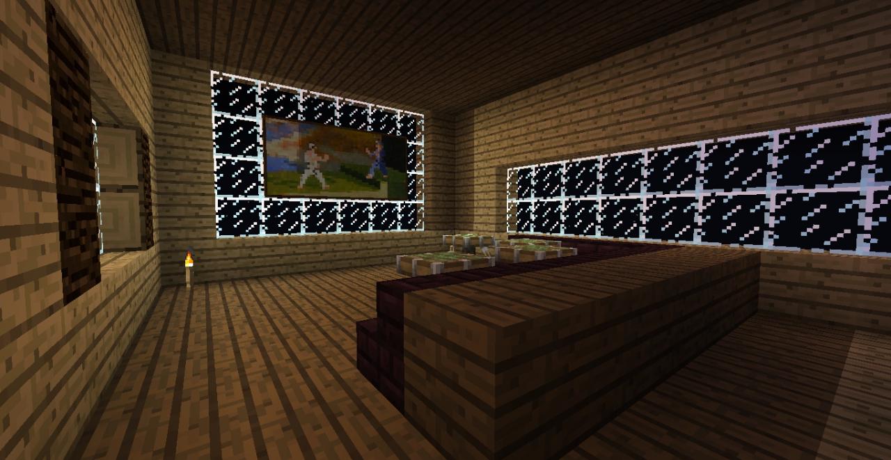 Mountain house Minecraft Map