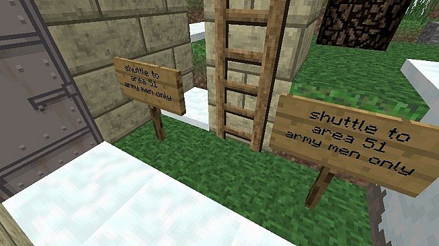 Area51 base Minecraft Map