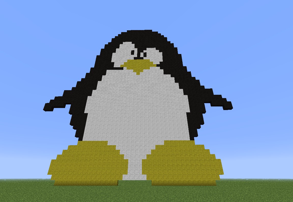Tux, for Phrozenbit Minecraft Map