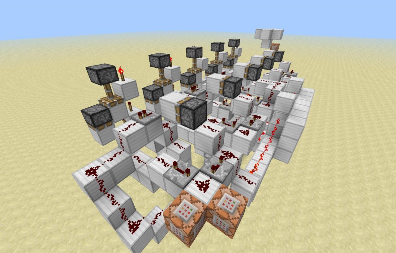 Compact Sequential Life Counter Minecraft Map