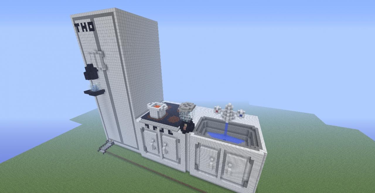 Giant sink, cooker and freezer Minecraft Map