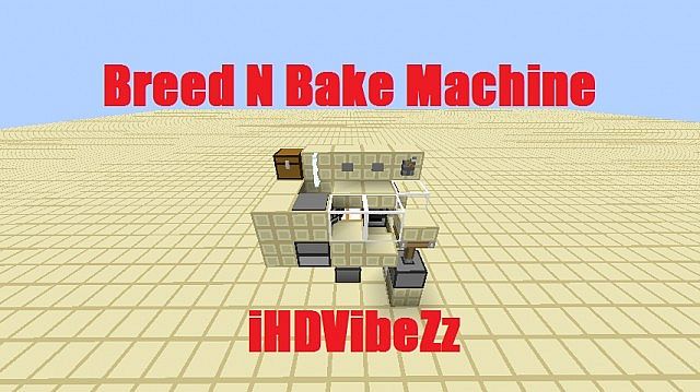 Compact Breeding And Looting Machine (Breed n Bake) Minecraft Map
