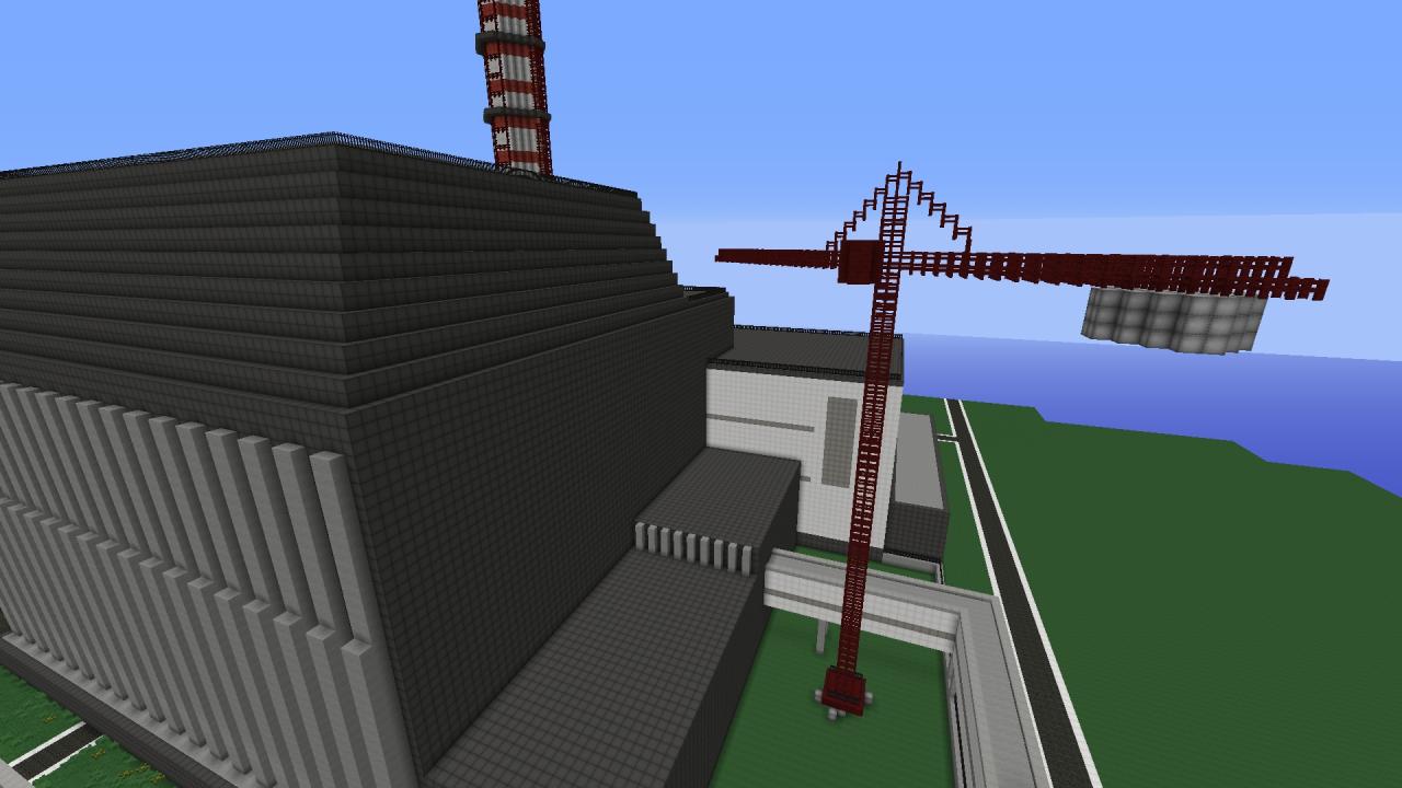 Omsk Nuclear Power Plant (Тверская АЭС) - Sarcophagus Minecraft Map