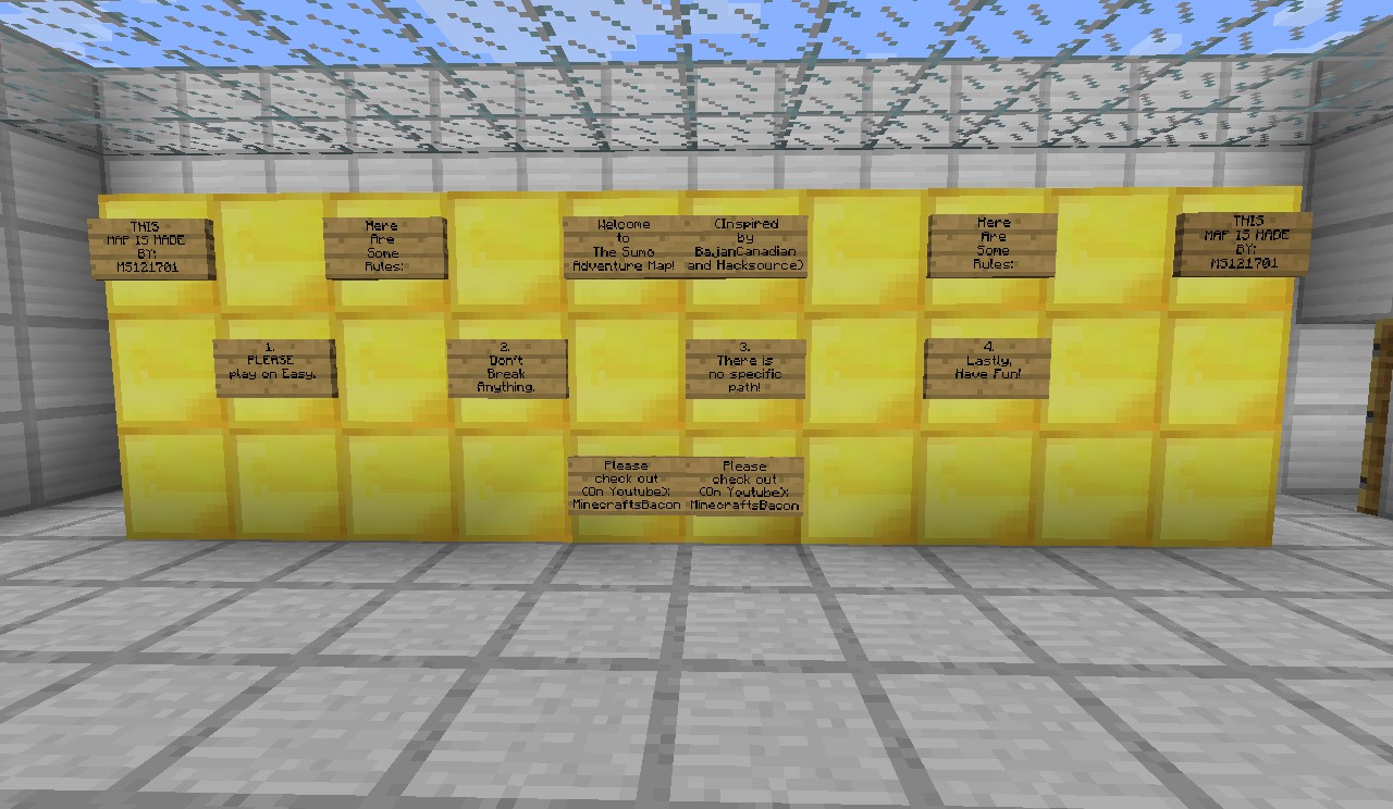 Sumo Adventure Map Minecraft Map