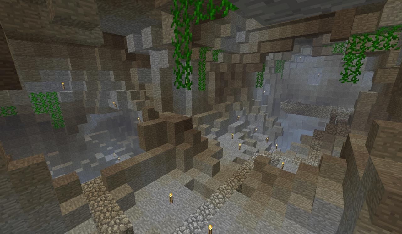 Torch Cave 2 Minecraft Map