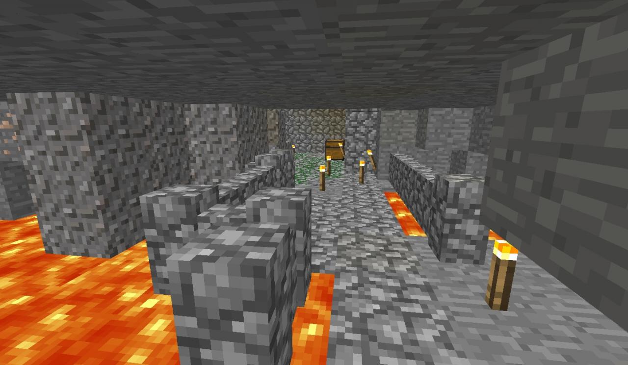Torch Cave 2 Minecraft Map