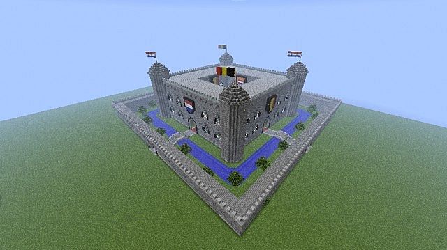 Serverspawn w/ Netherlands/Belgium flag Minecraft Map