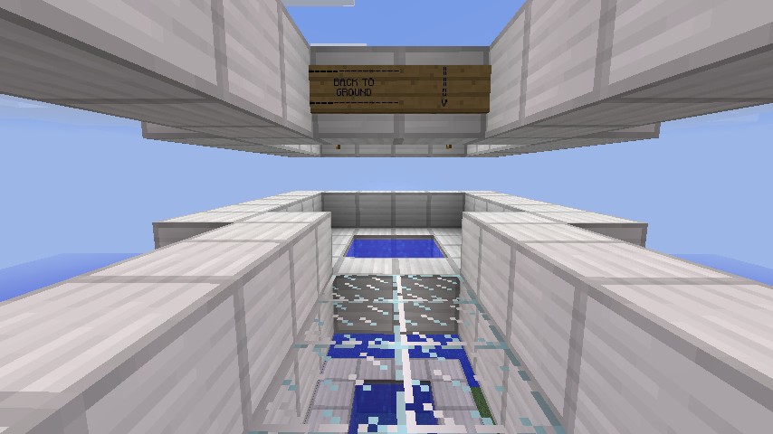Piston Elevator Minecraft Map