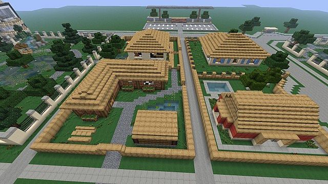 Small-Town Minecraft Map