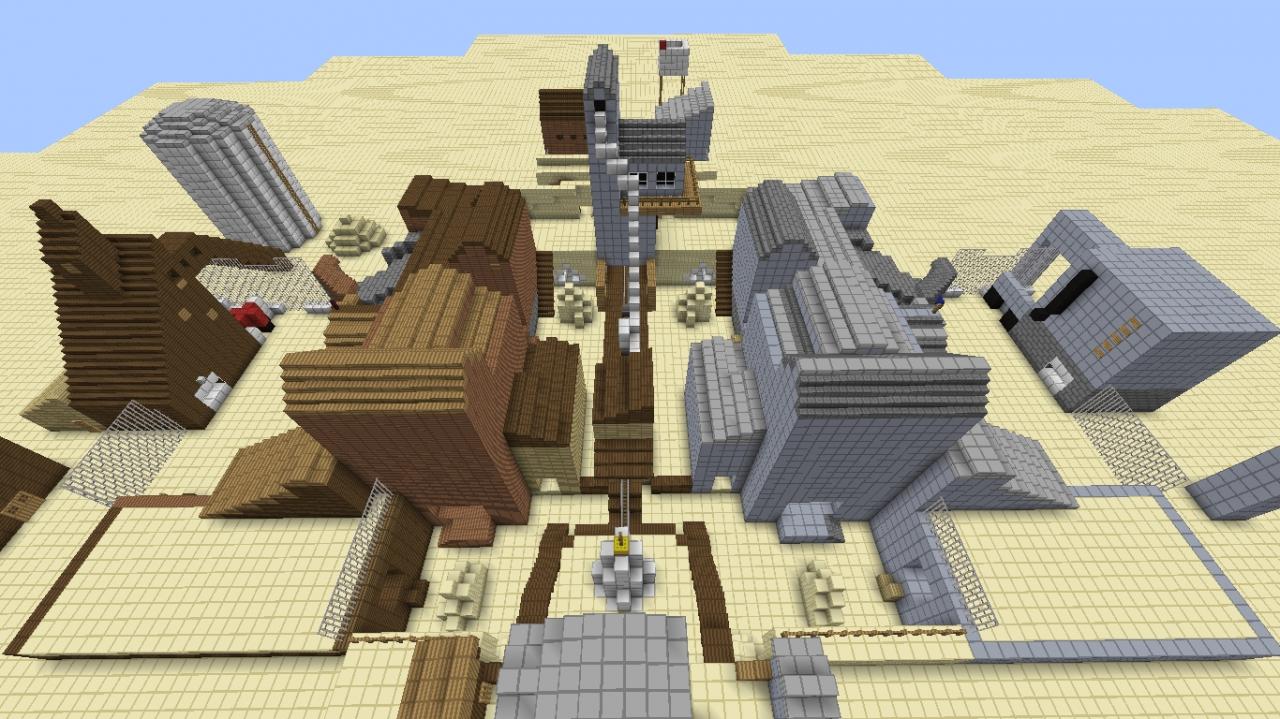 Minecraft Team Fortress 2 - Doomsday (Special Delivery) Minecraft Map
